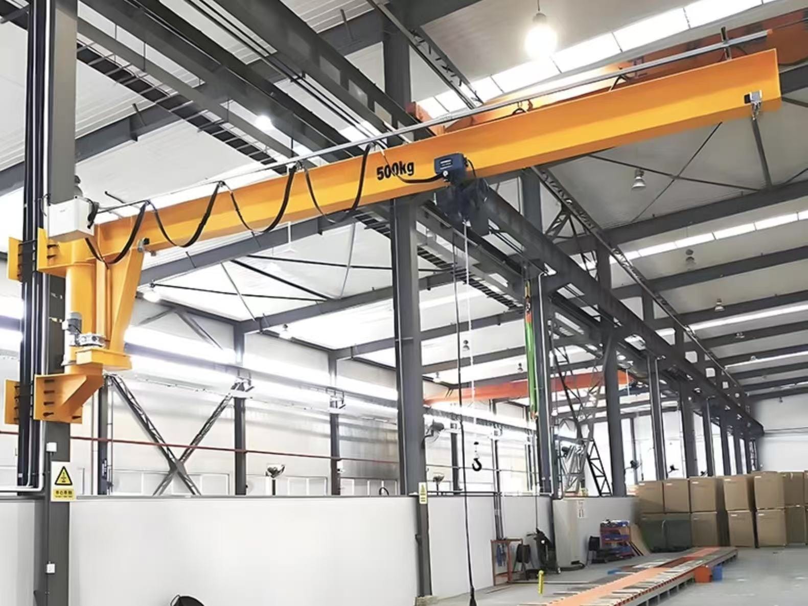 Wall-Mounted Jib Crane - PowerLink Cranes