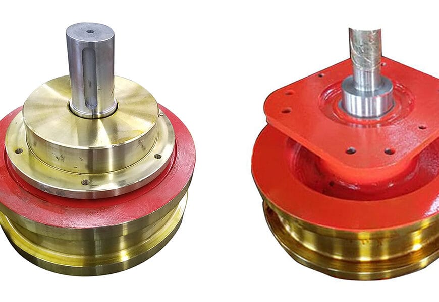 Round & Square Bearing Box Wheel Assembly - PowerLink Cranes